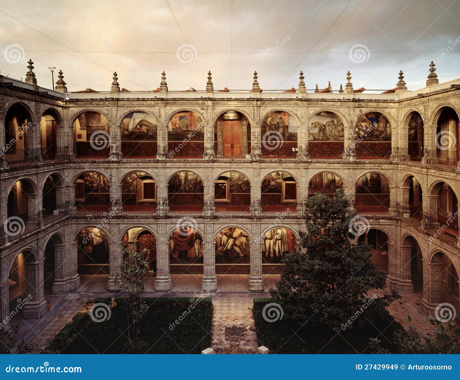 Museo de San Ildefonso imagen de archivo editorial. Imagen de rivera ...