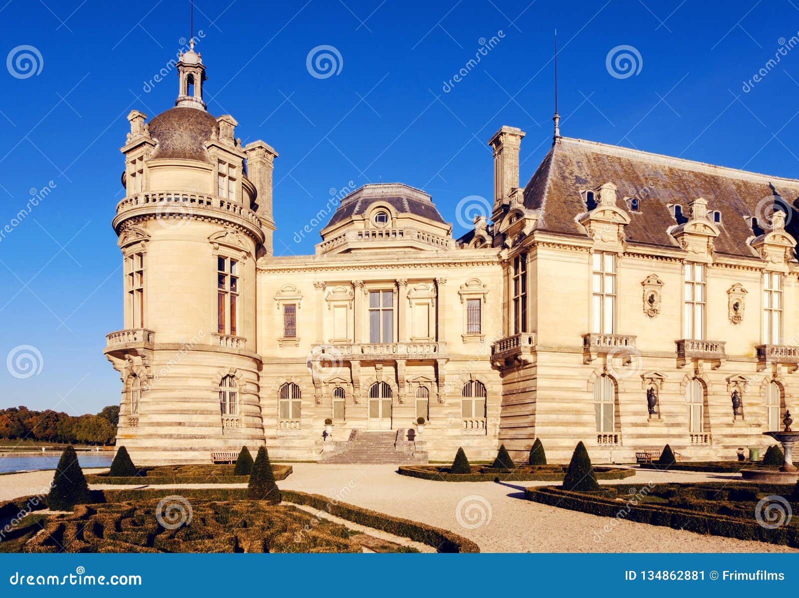 Museo Del Castillo De Chantilly Foto editorial - Imagen de europeo ...