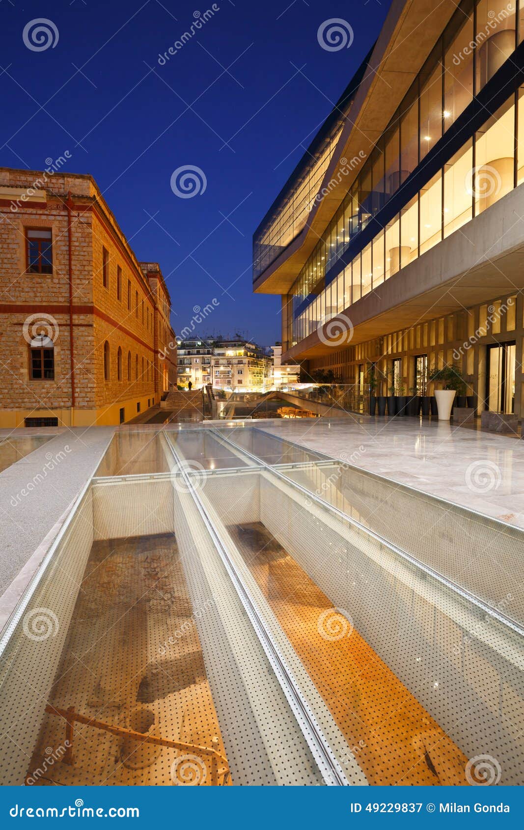 Museo dell'acropoli, Atene fotografia editoriale. Immagine di urbano ...