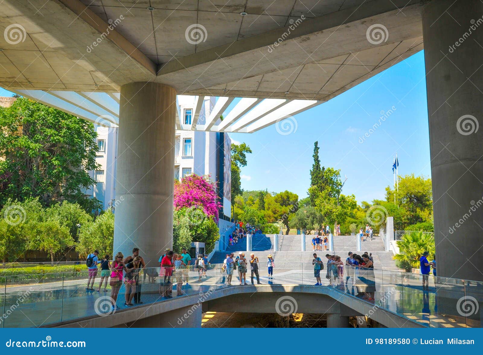 Museo Dell'acropoli a Atene, Grecia Immagine Editoriale - Immagine di ...