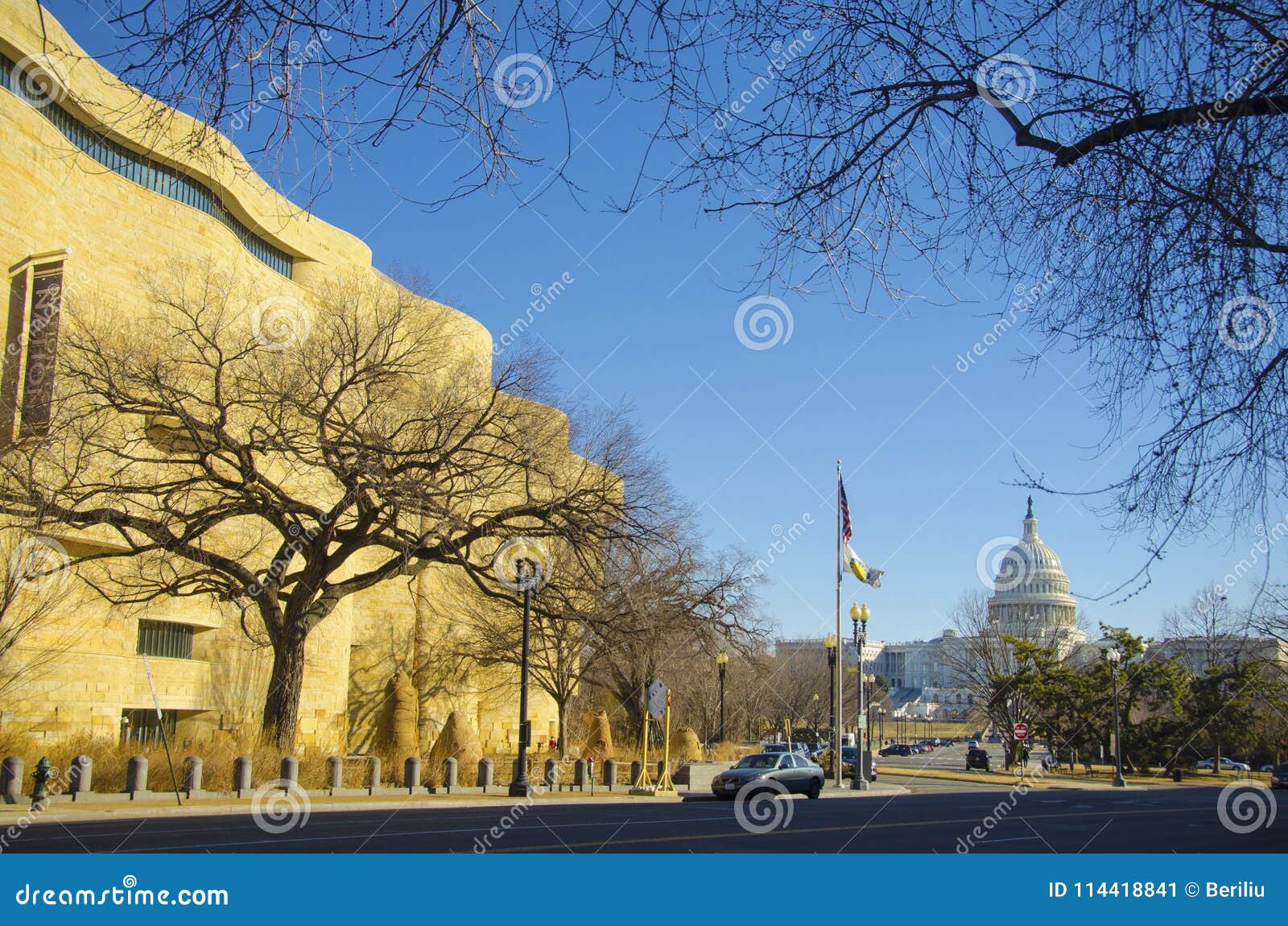 Museo Indio Americano De La Historia, Washington DC Foto editorial ...