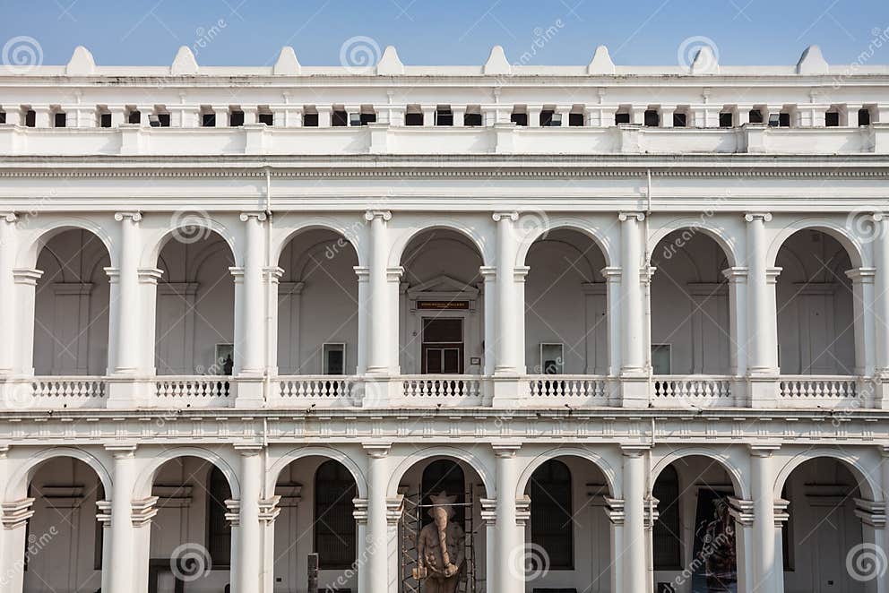 Museo indio, Kolkata fotografía editorial. Imagen de edificio - 68158832