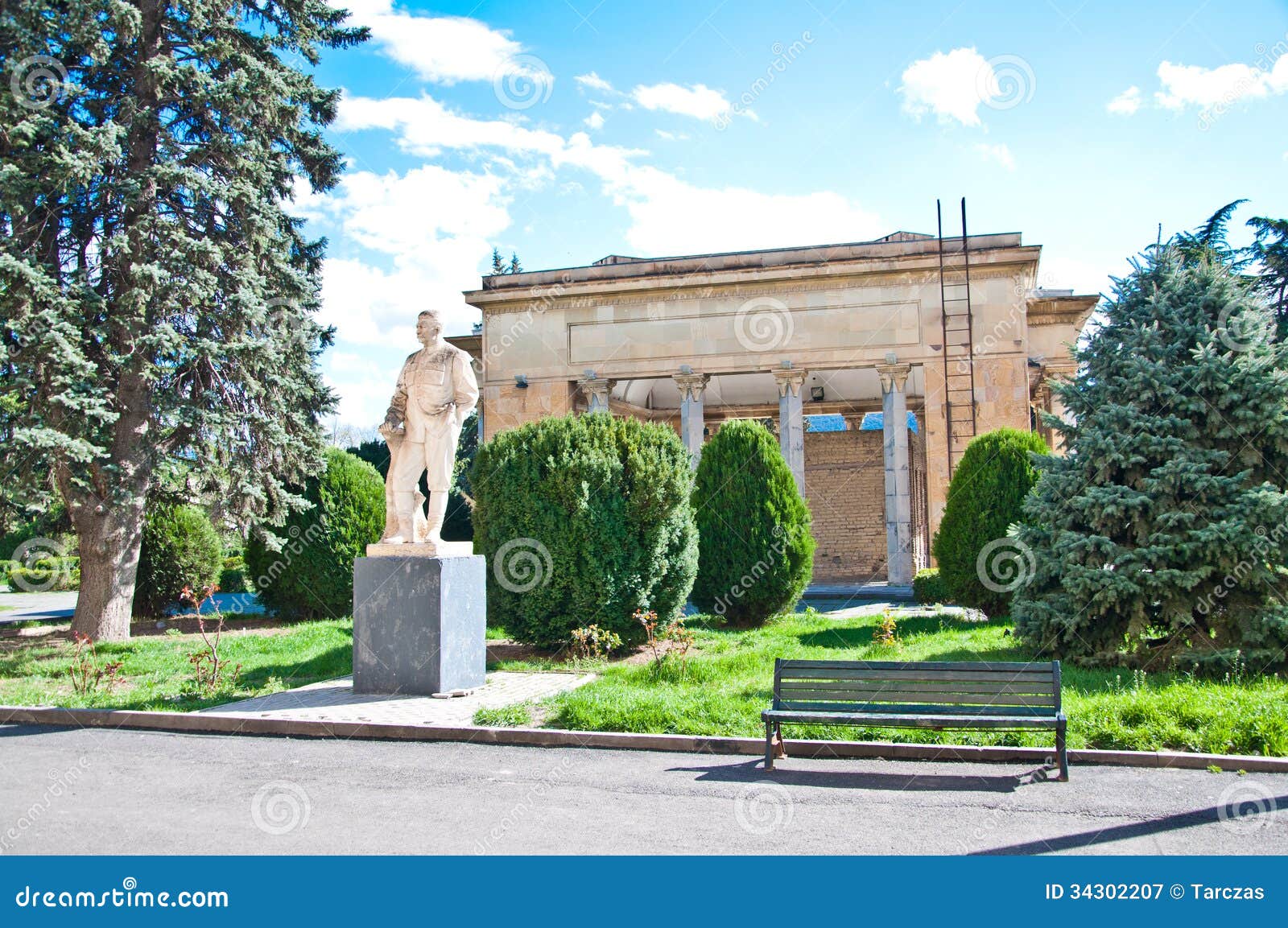 Museo Y Monumento De Stalin En Gori Imagen de archivo - Imagen de rusia ...
