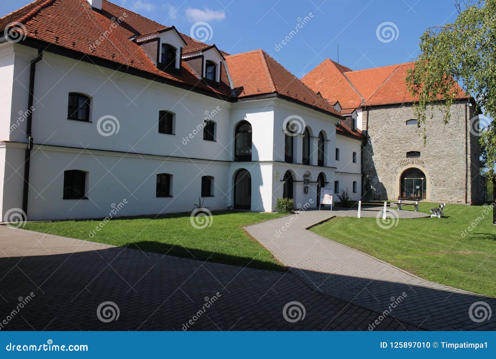 Museu De Tekovske No Castelo Do Hrad De Levicky, Tekov Imagem Editorial ...