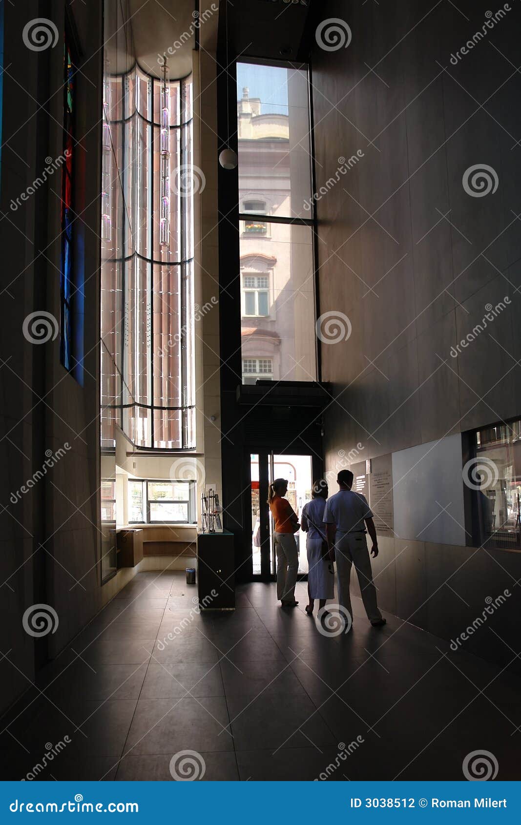 In the museum stock photo. Image of guest, hallway, design - 3038512