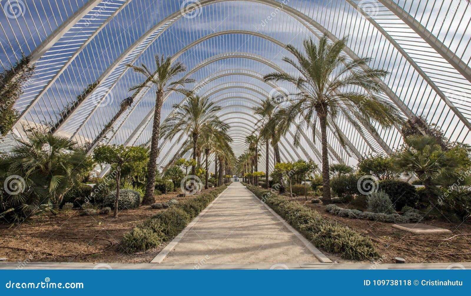 Museum of Arts and Science from Valencia Editorial Stock Photo - Image ...