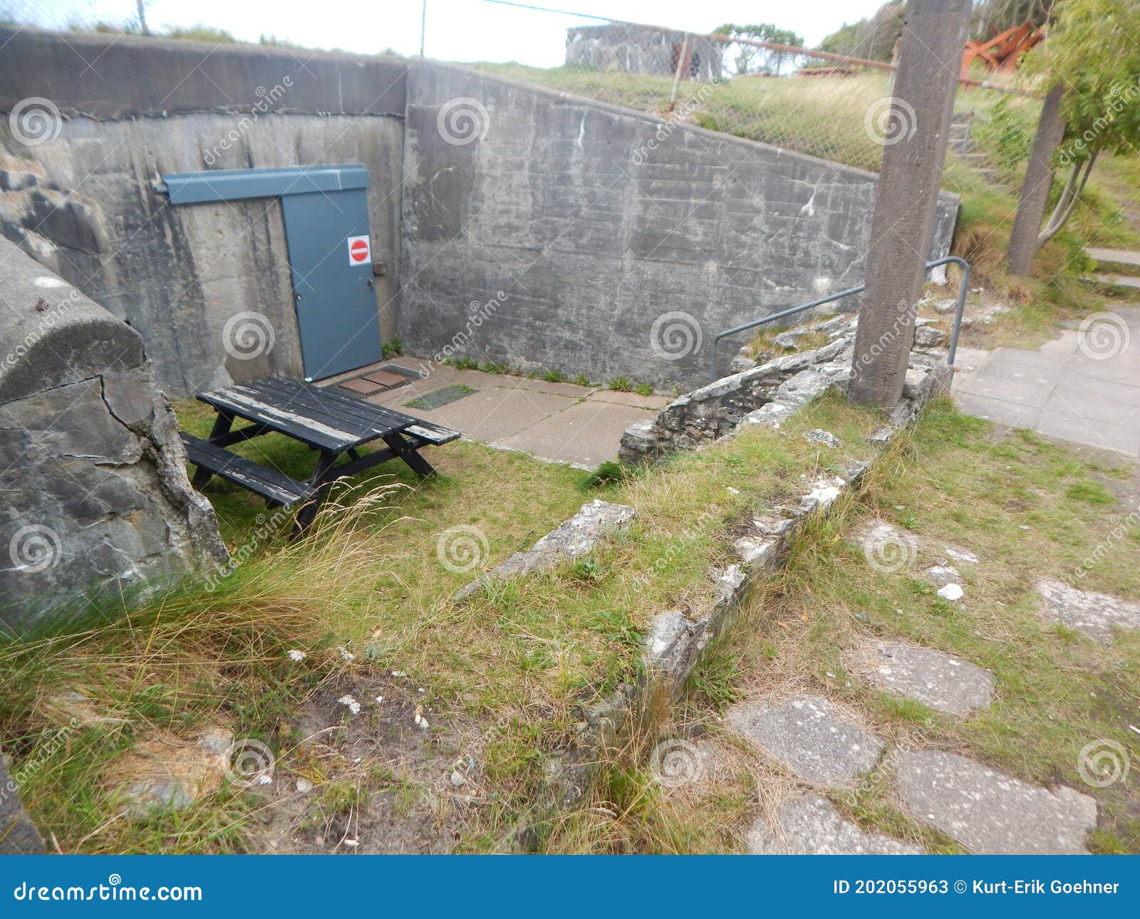 Museum Bunker Complex in Hanstholm in Denmark Stock Image - Image of ...