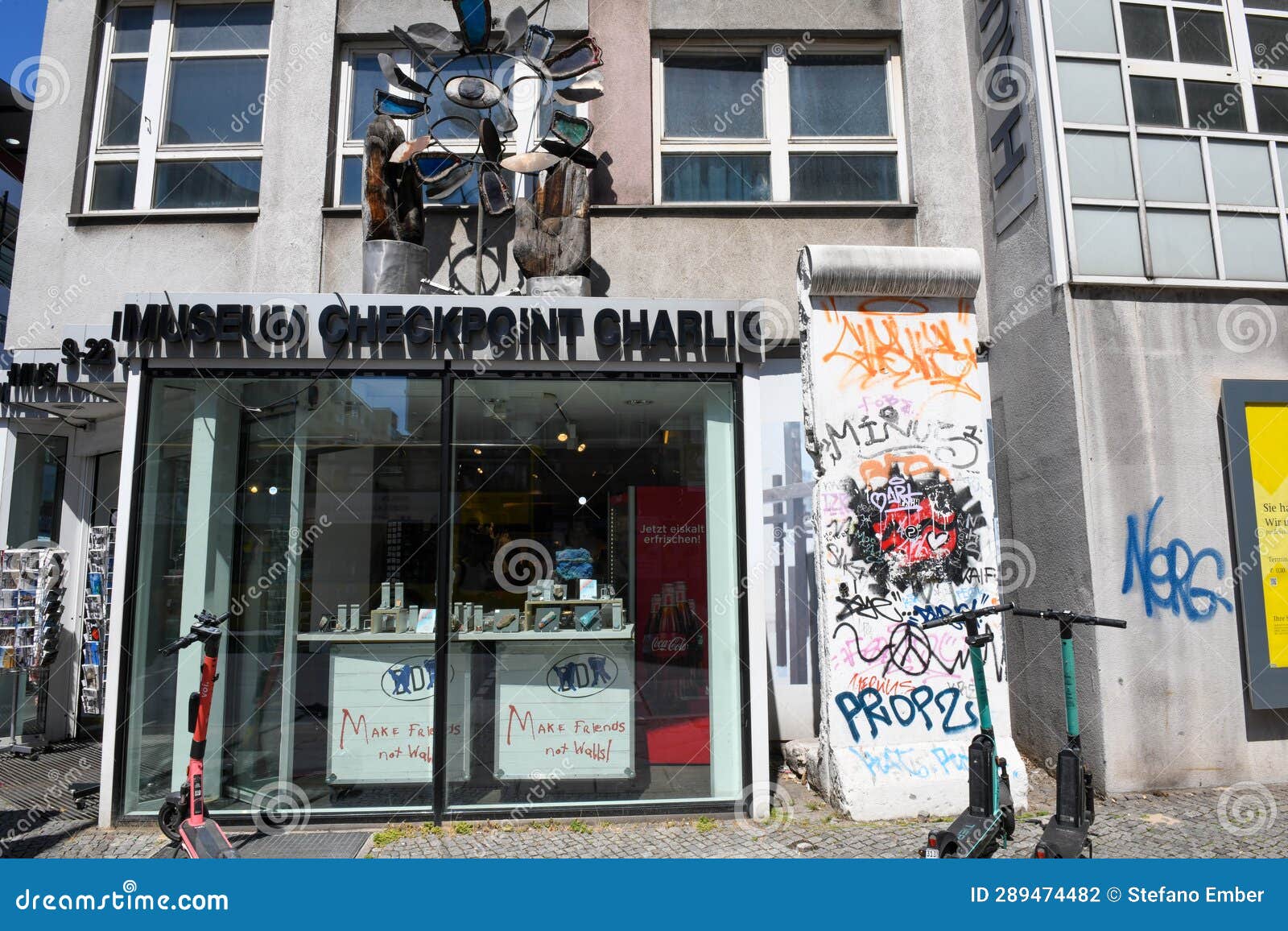 Museum of Checkpoint Charlie on Berlin in Germany Editorial Photography ...