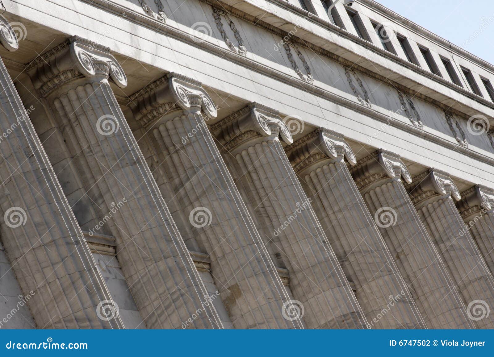 Museum Columns stock photo. Image of history, stone, illinois - 6747502