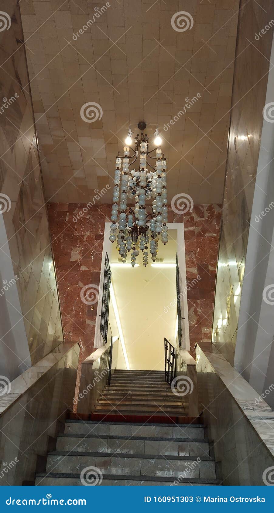 Museum corridor stock image. Image of steps, corridor - 160951303