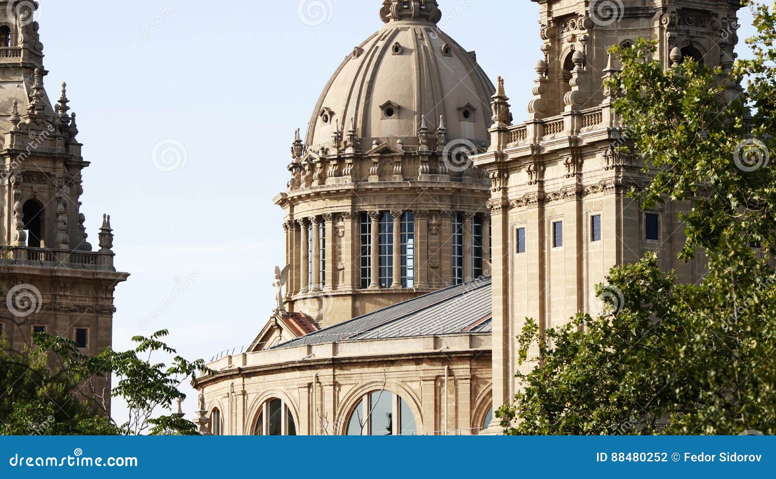 Museum elements view editorial photography. Image of barcelona - 88480252