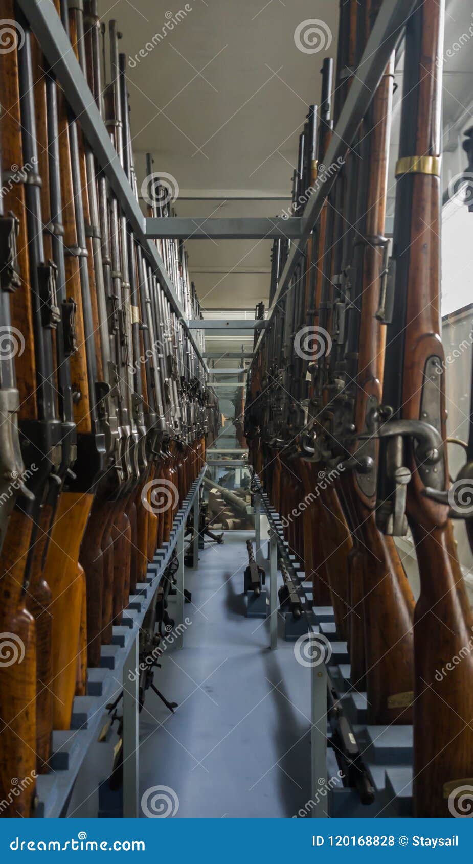 Museum Exhibition of Old Rifled Rifles Editorial Stock Photo - Image of ...