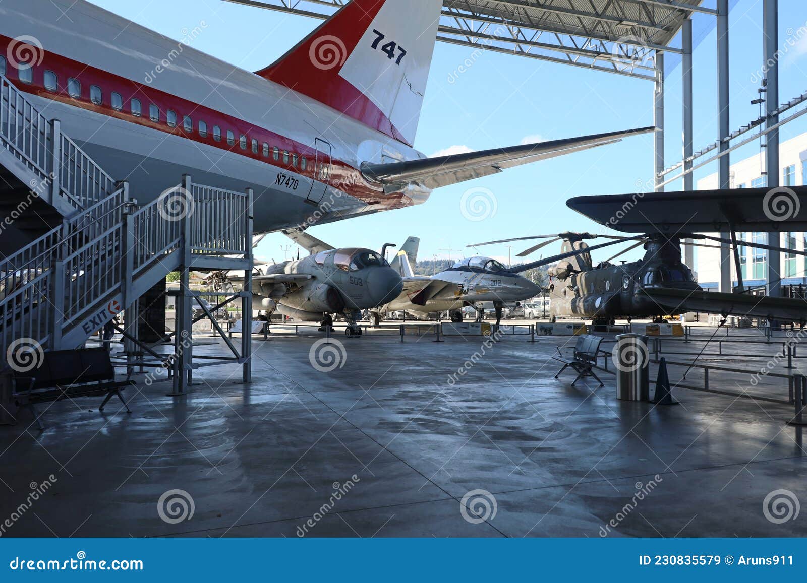 Museum of Flight in Seattle Washington Editorial Stock Image - Image of ...
