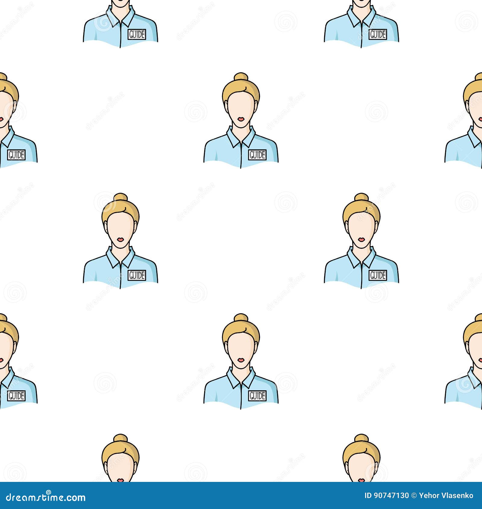 Museum Guide Icon in Cartoon Style Isolated on White Background. Museum ...