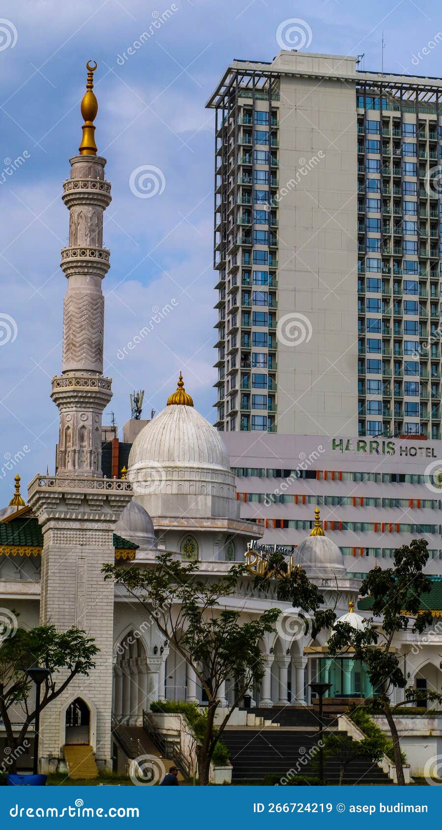 Museum and Hotel Look Like Side by Side in Batam City Editorial Stock ...
