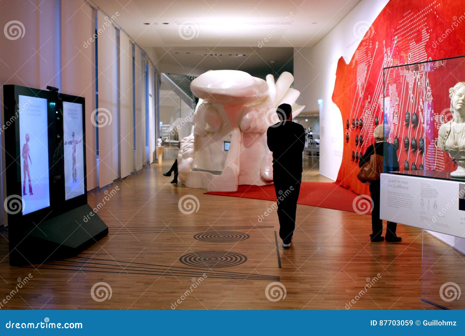 Museum of Human Paris editorial stock image. Image of prehistoric ...