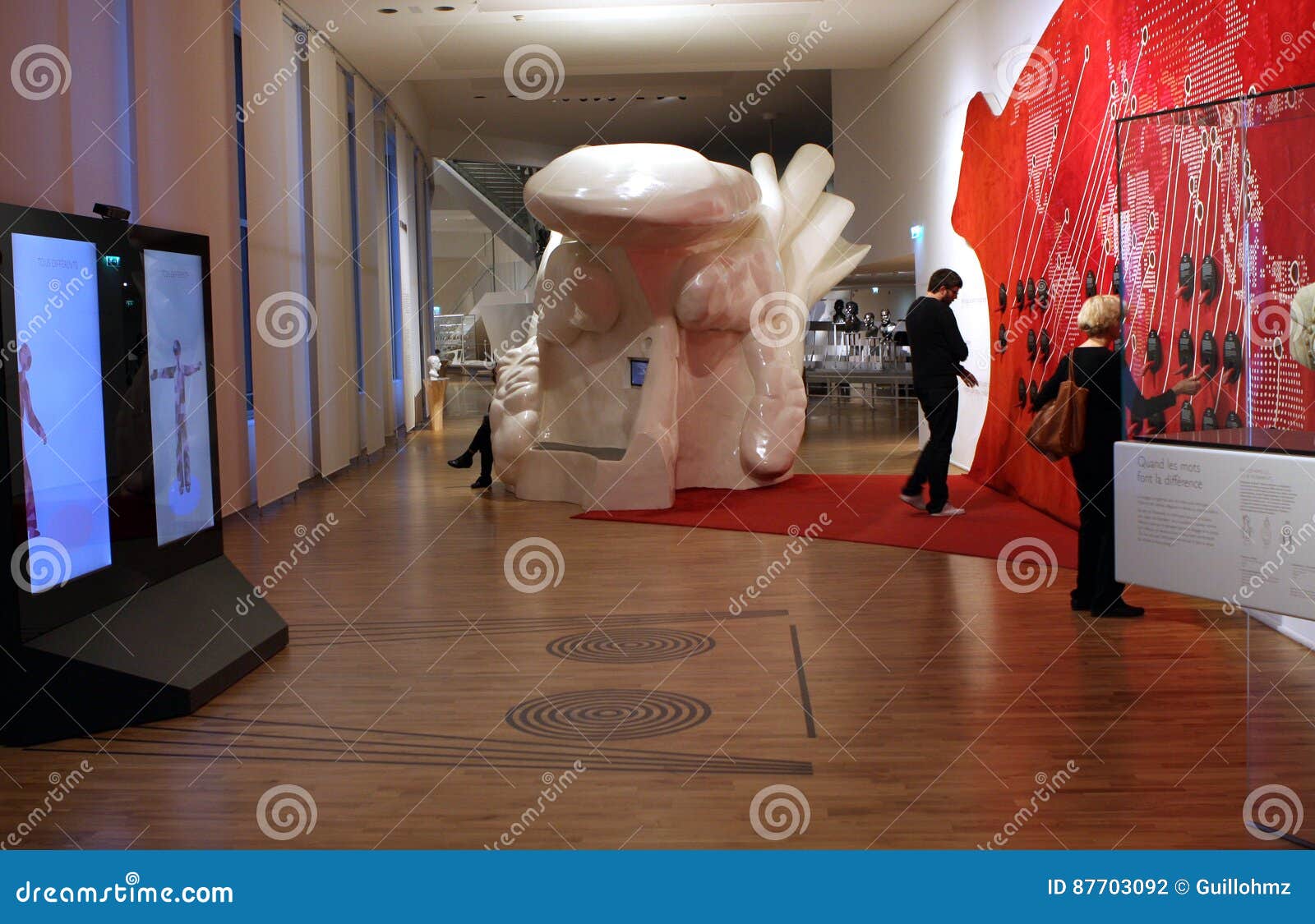 Museum of Human Paris editorial photography. Image of white - 87703092