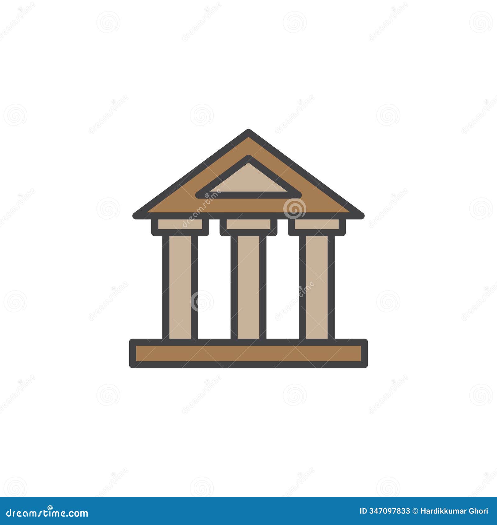 Museum Icon. Simple Element From City Elements Icons Collection ...