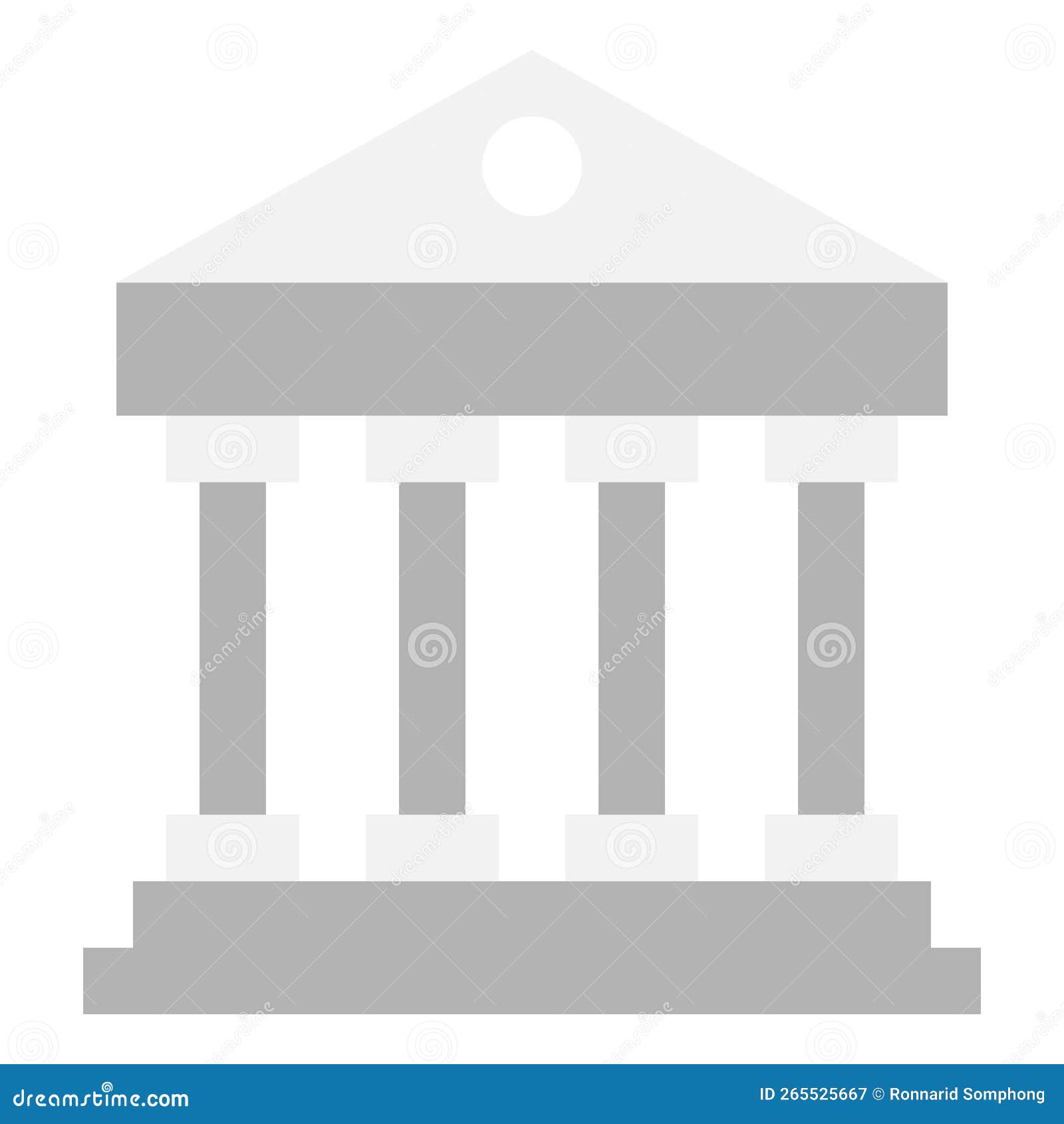 MUSEUM ICON Vector Illustration Stock Vector - Illustration of design ...