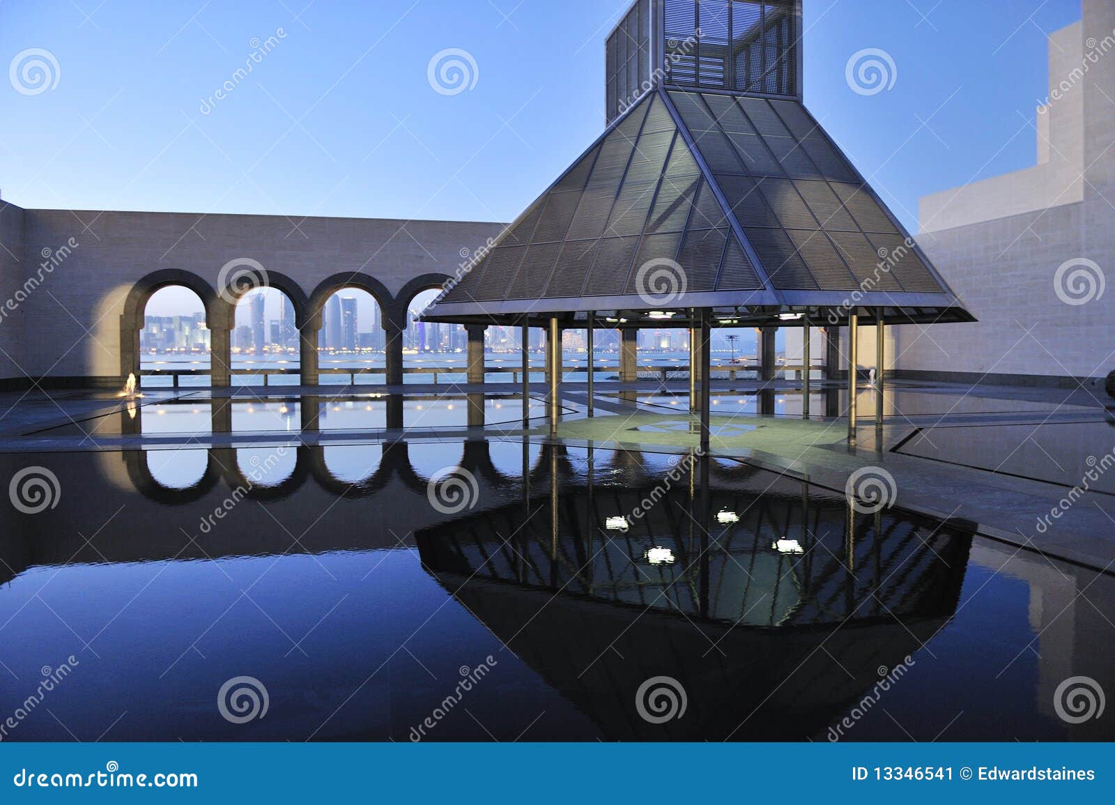 Doha, Qatar - May 26, 2021: Al Wahda Bridge In Doha City. Known As 56 ...
