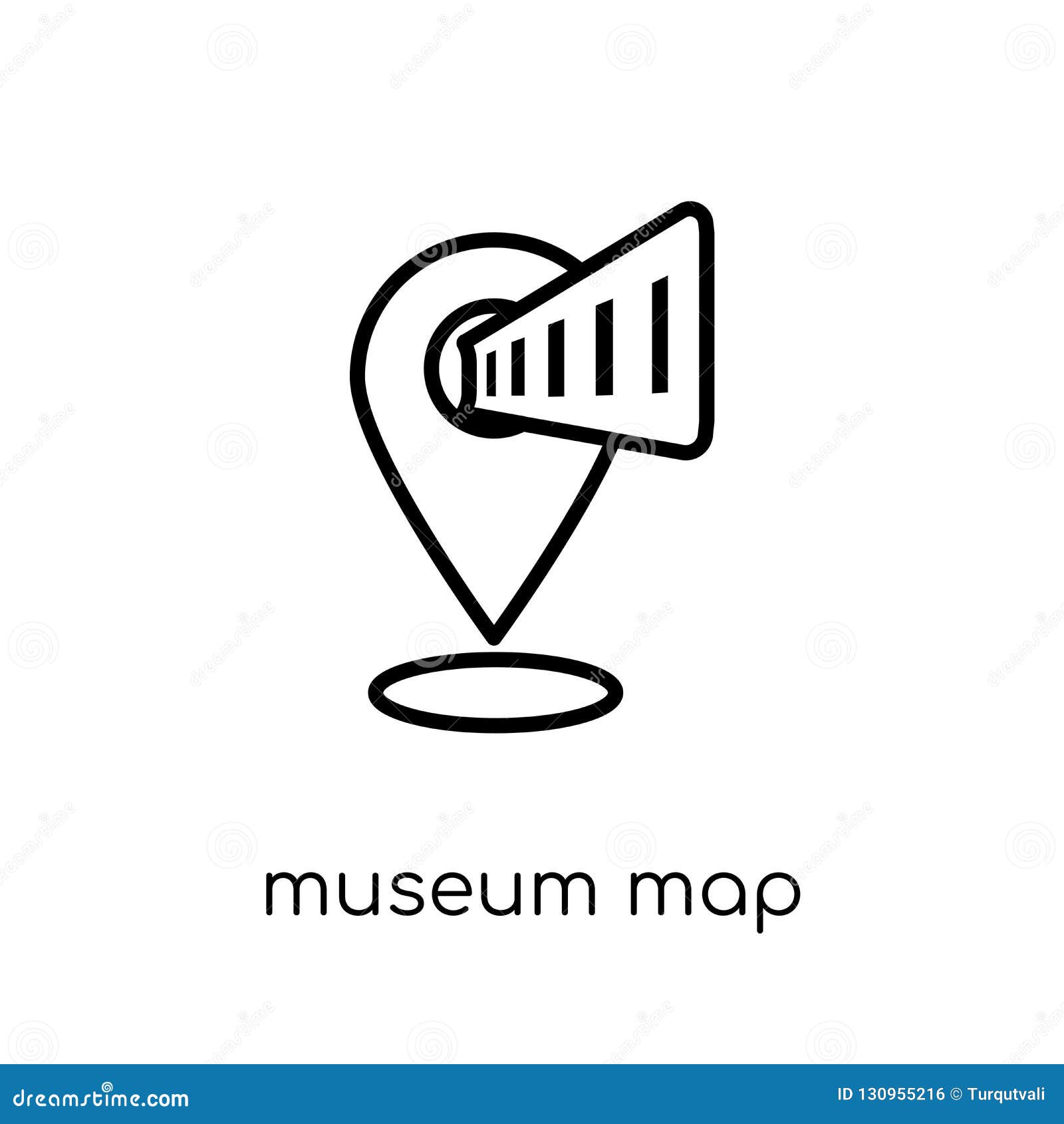 Museum Map Icon from Museum Collection. Stock Vector - Illustration of ...