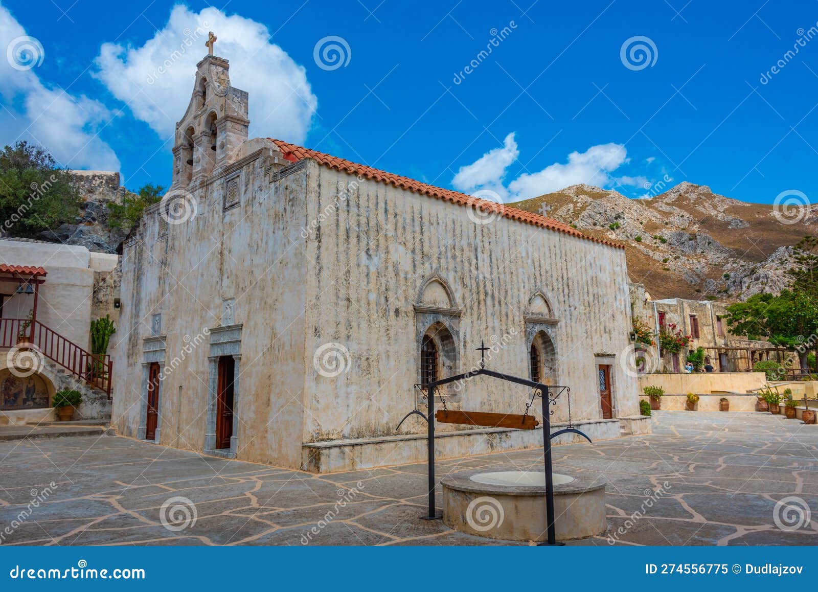 Museum of the Monastery of Preveli at Greek Island Crete Stock Image ...