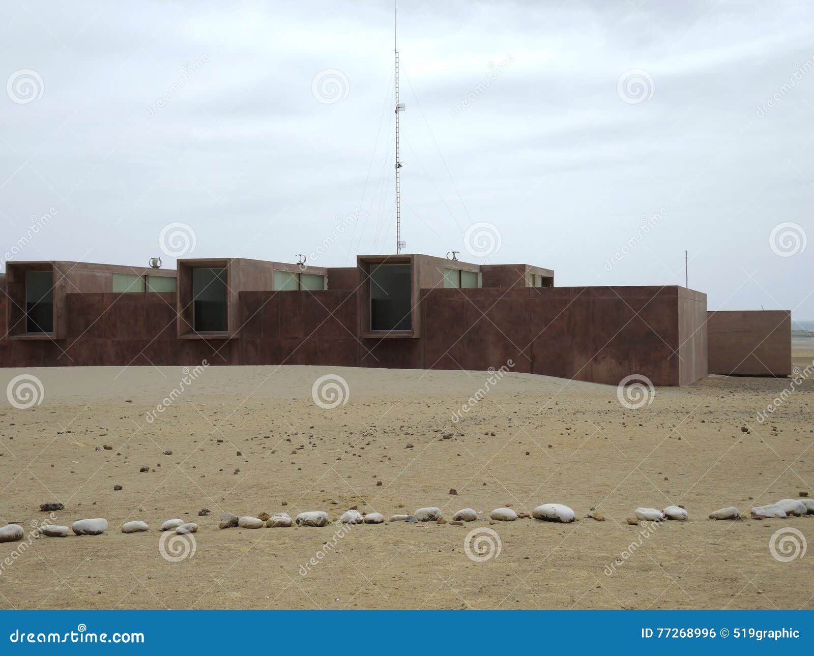 Museum in the Natural Park Paracas. Editorial Photo - Image of ecology ...
