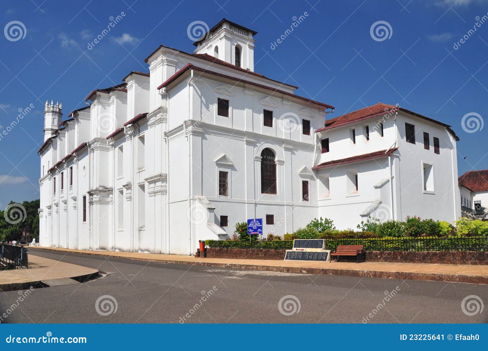 Museum in Old Goa, India stock image. Image of christian - 23225641