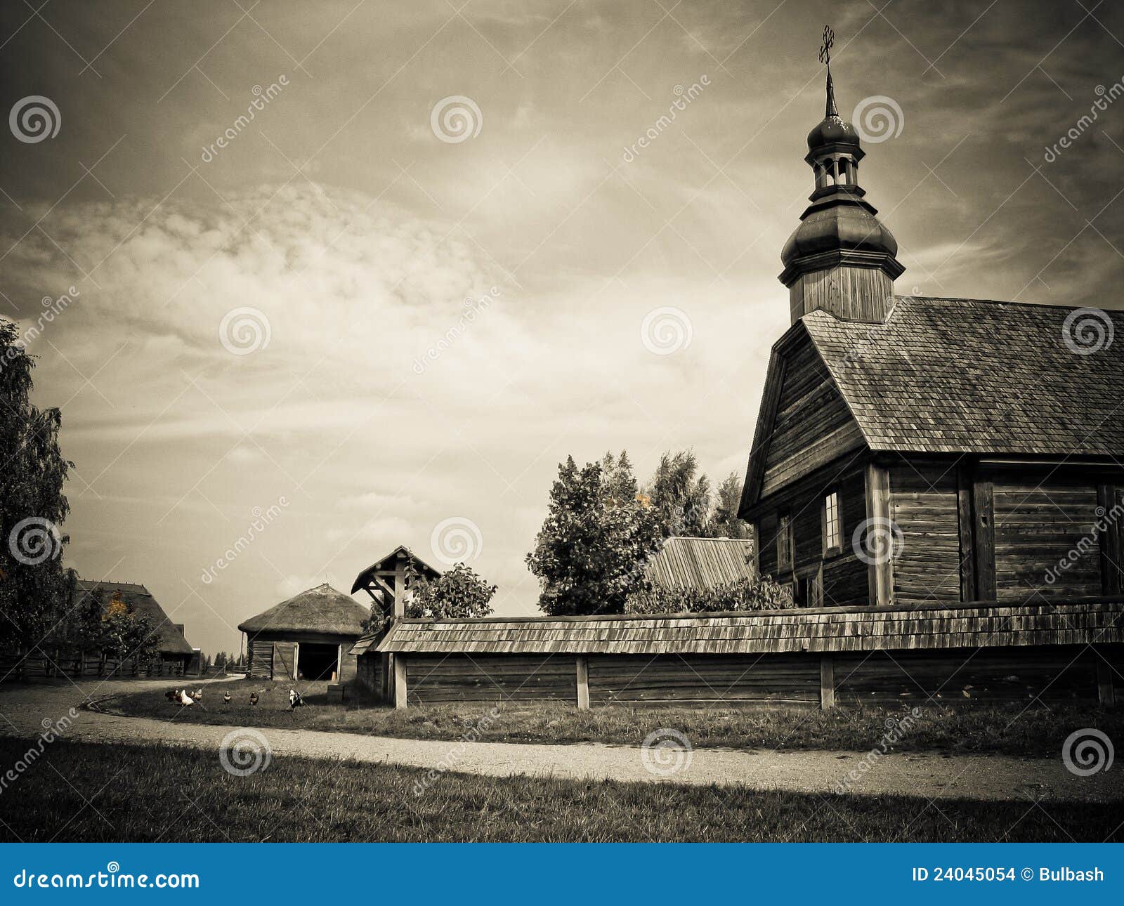 Museum of Old Rural Buildings Stock Photo - Image of home, architecture ...