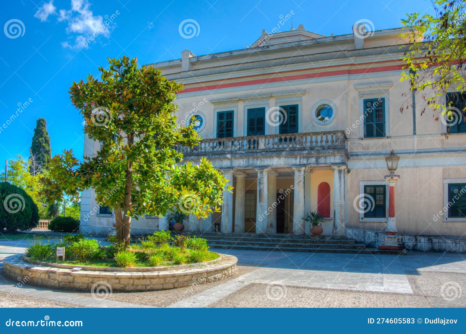 Museum of Palaiopolis - Mon Repos at Corfu, Greece Editorial Stock ...