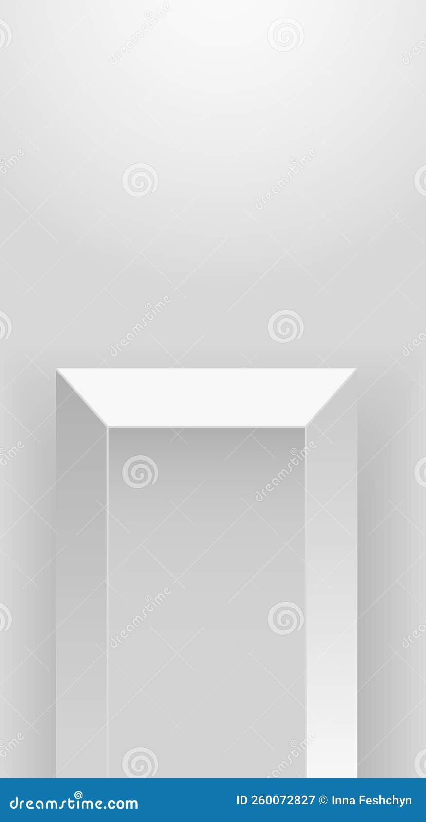 Museum Podium Stage. Gallery Geometric Blank Product Stand Stock Vector ...