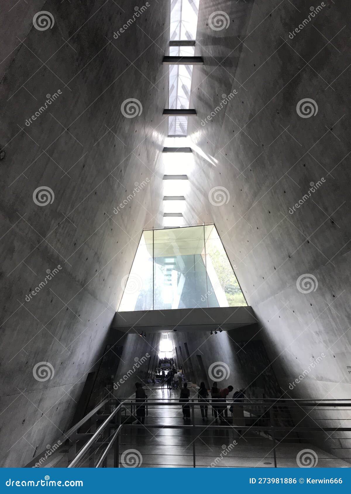 The Whole Inside View of Architectural Design of Yad Vashem, Jerusalem ...