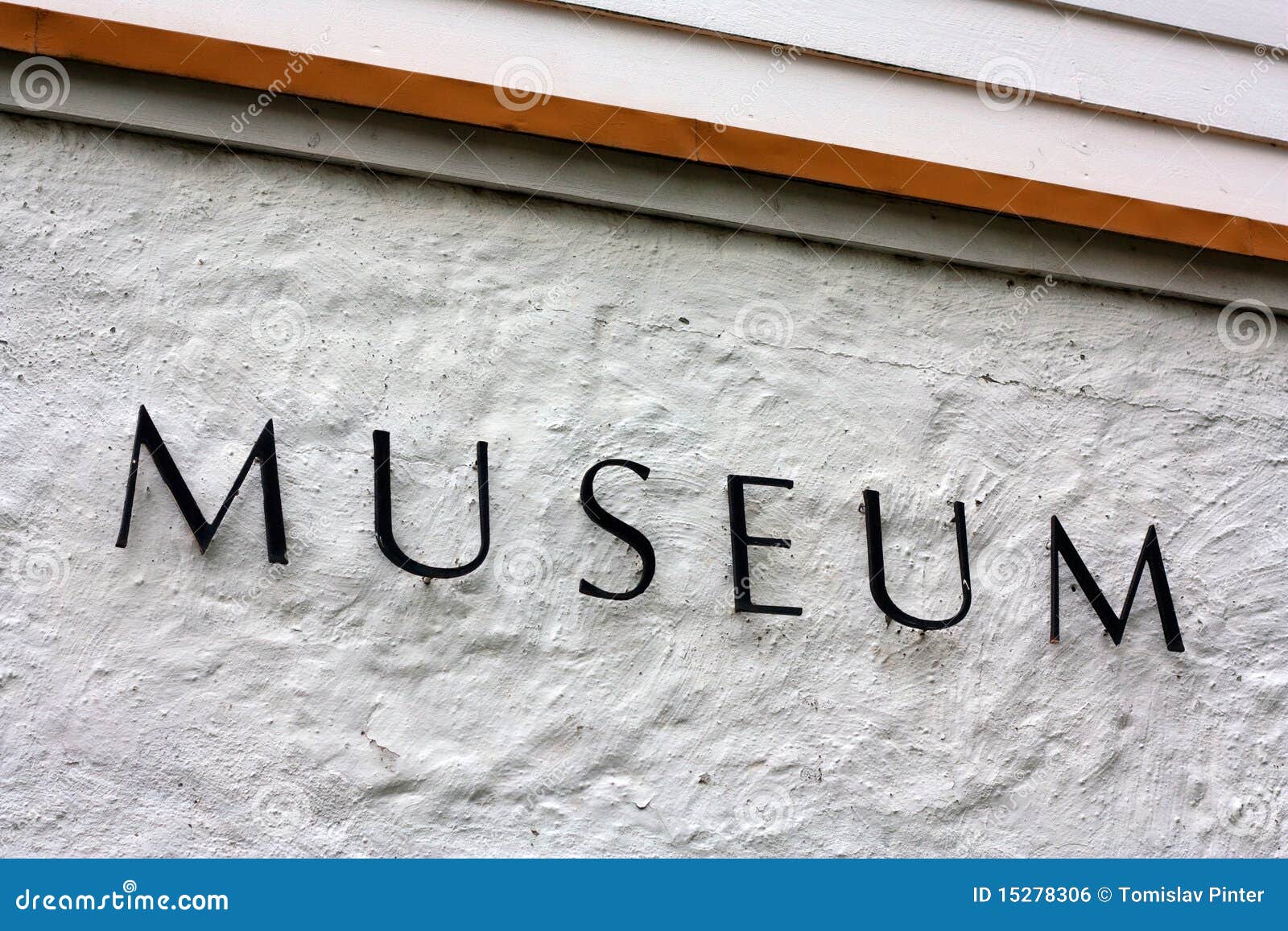 Museum sign stock photo. Image of modern, explore, wood - 15278306