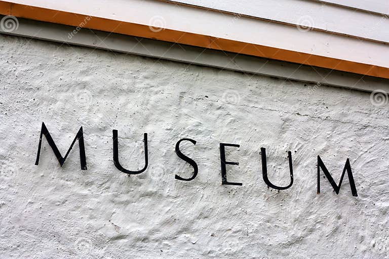 Museum sign stock photo. Image of modern, explore, wood - 15278306