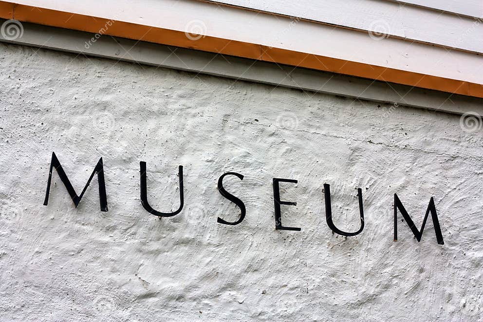 Museum sign stock photo. Image of modern, explore, wood - 15278306