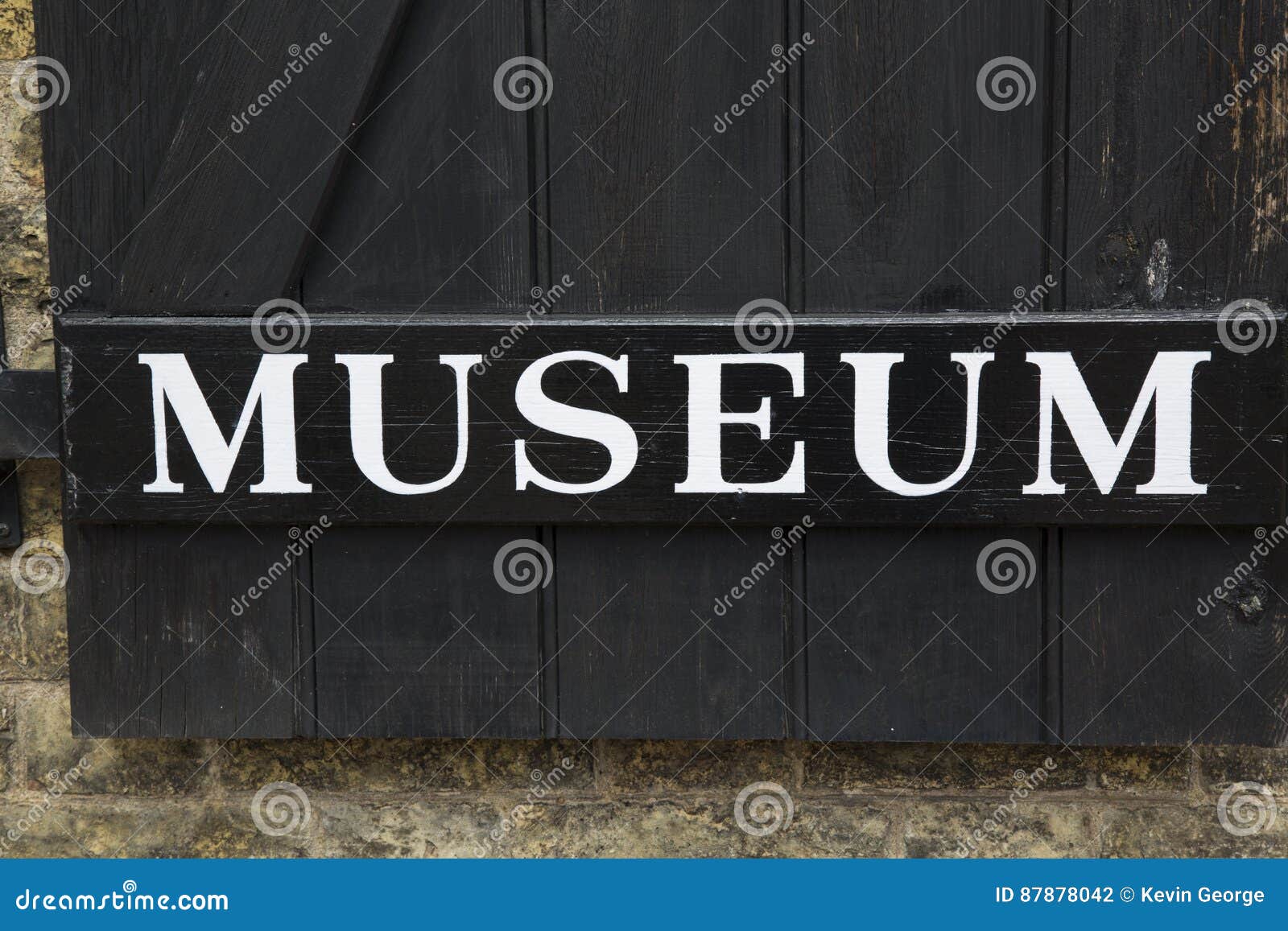Museum Sign stock photo. Image of entrance, museum, word - 87878042