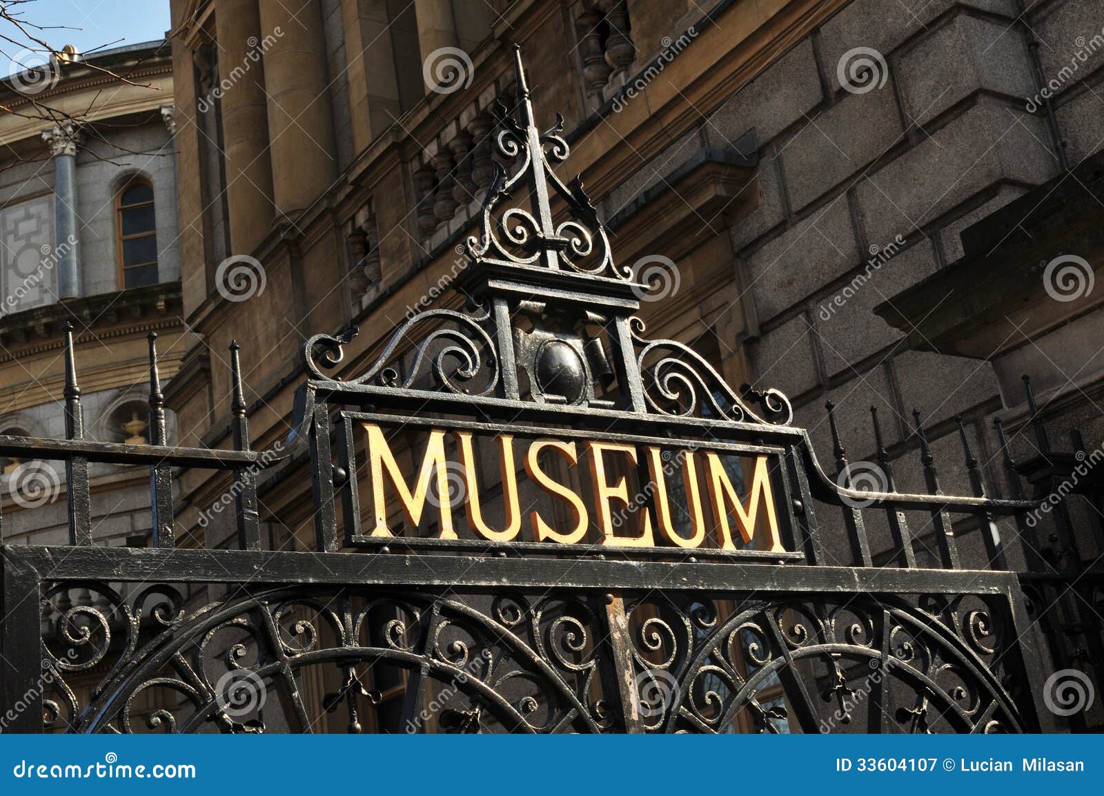 Museum stock image. Image of entrance, letters, history - 33604107