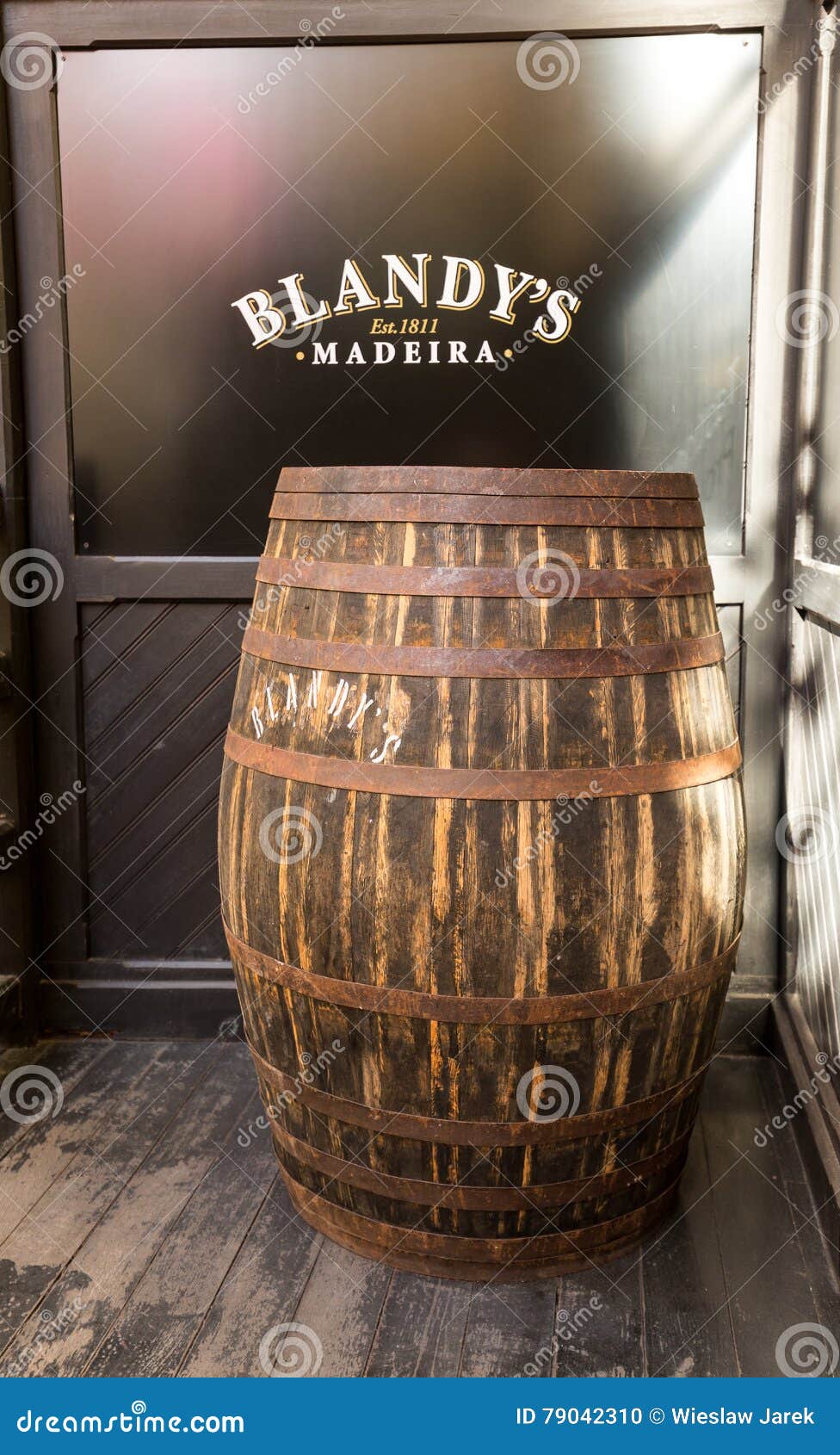 The Museum - Storage of Expensive Vintage Wine Madera. Huge Barrels are ...