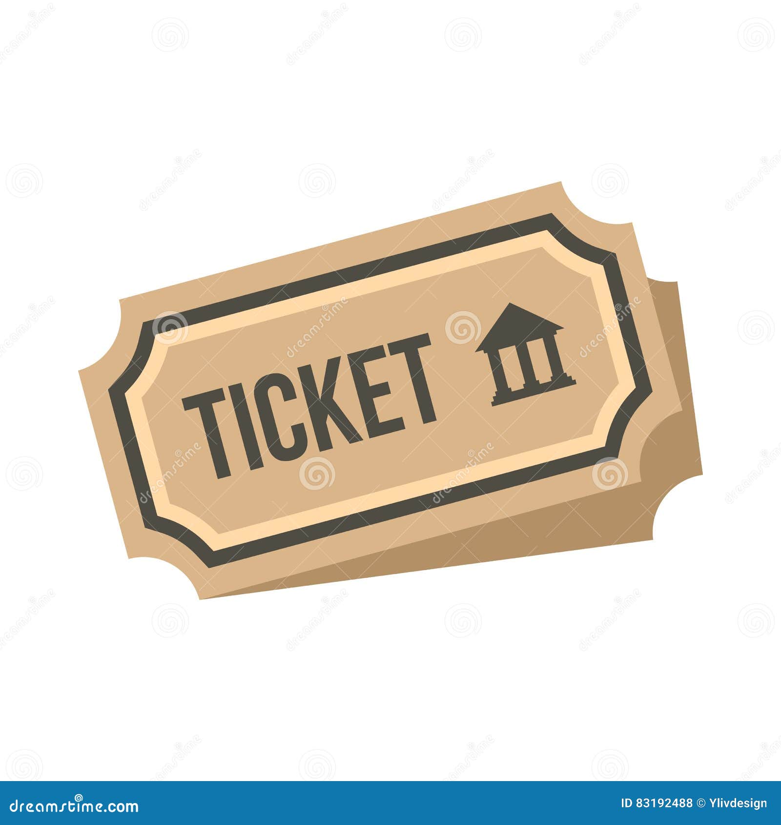 Museum Ticket Linear Icon. Modern Outline Museum Ticket Logo Con Vector ...