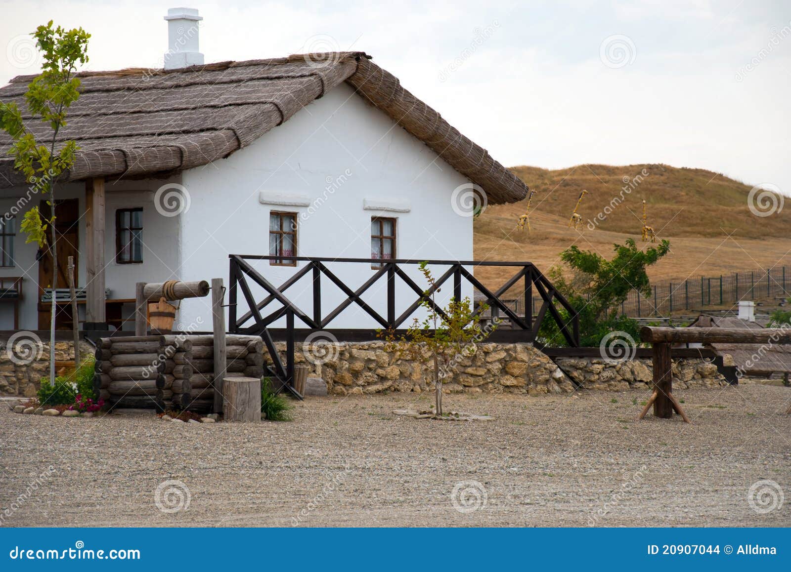 Museum of Ukrainian Cossack Village Stock Photo - Image of house ...
