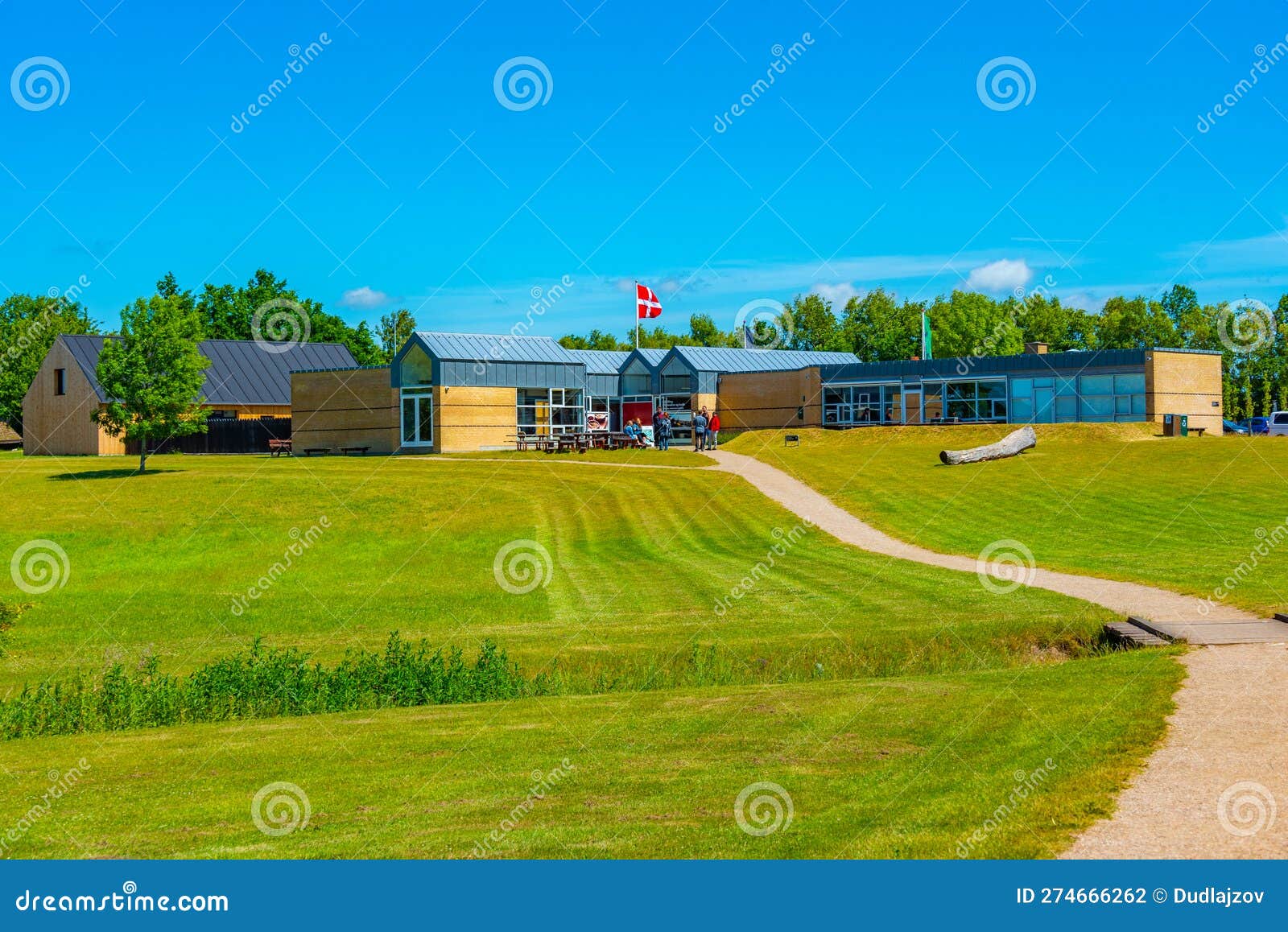 Museum of Viking Age at Trelleborg Stock Photo - Image of heritage ...