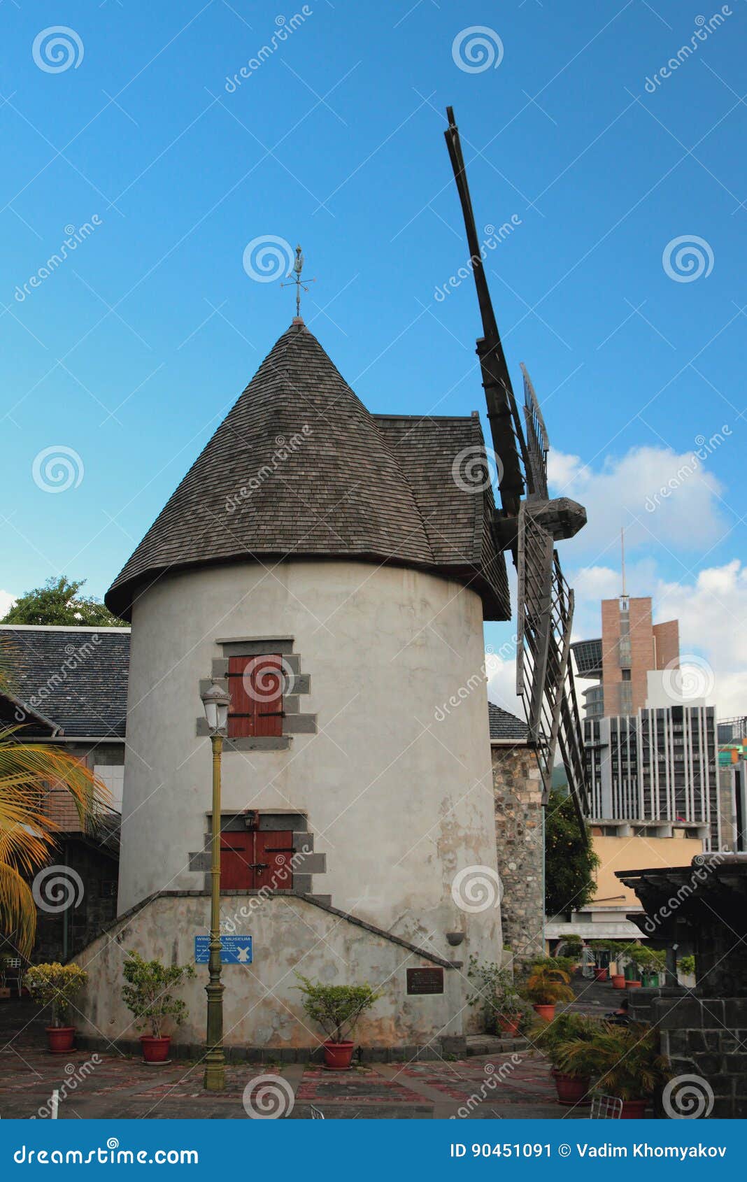 Museum of Windmill. Port Louis, Mauritius Editorial Photo - Image of ...