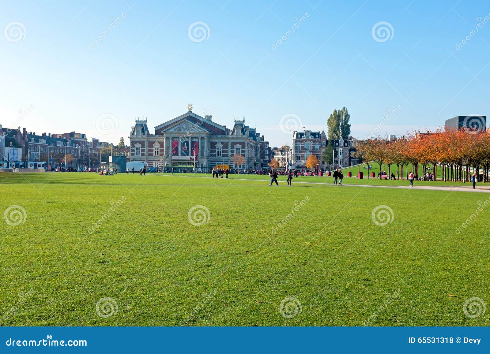 Museumplein in Amsterdam Netherlands Stock Photo - Image of holland ...