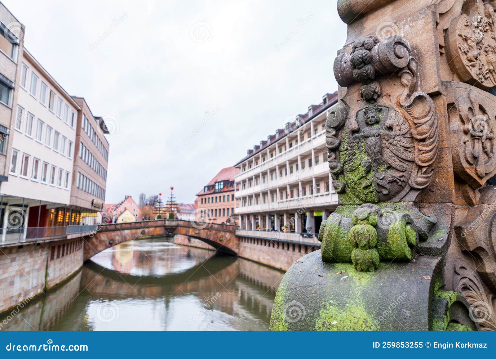 Museums Bridge is a Medieval Bridge Over Pegnitz River in Nuremberg ...