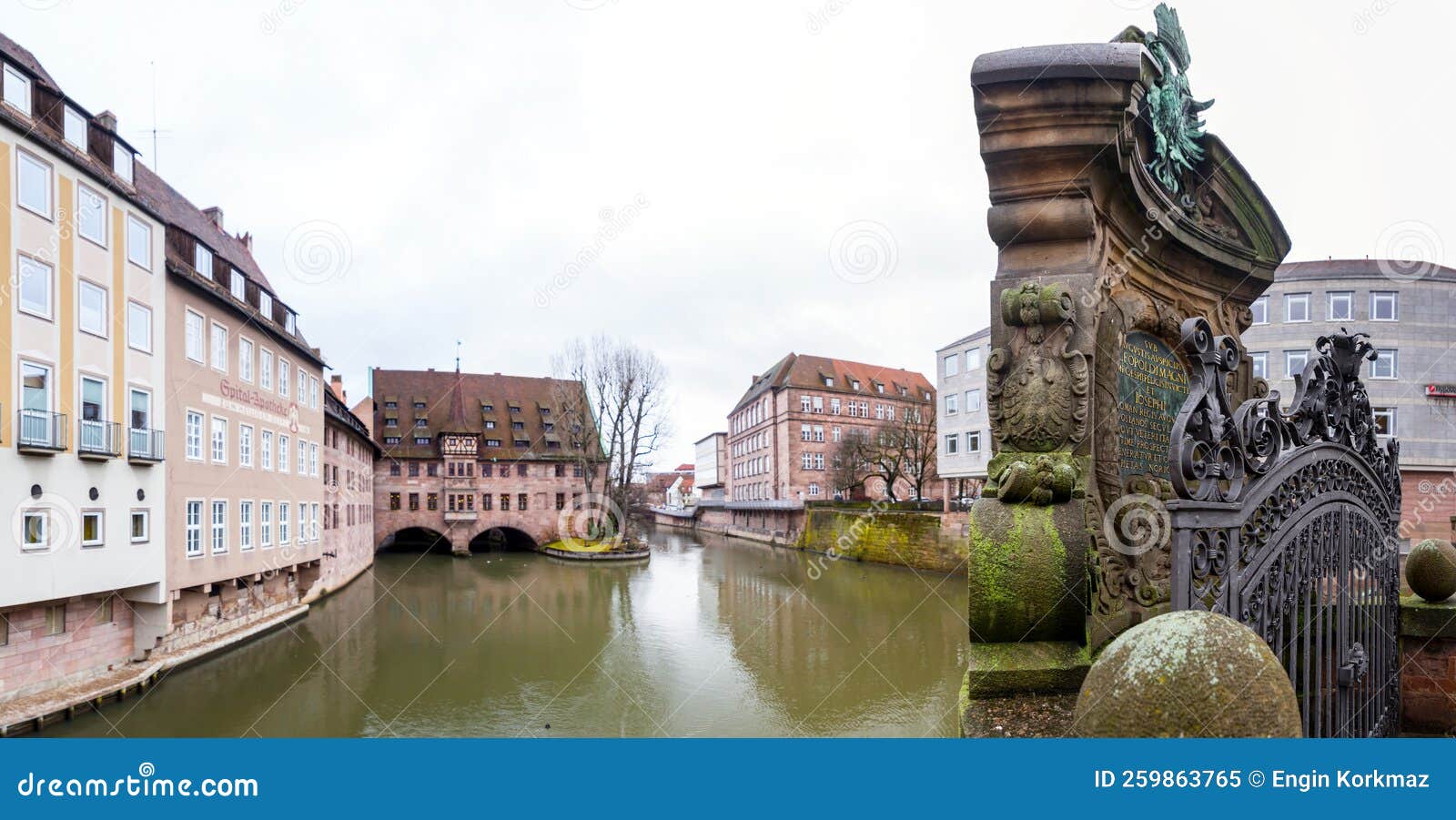 Museums Bridge, Museumsbruecke In German, Is A Medieval Bridge Over ...