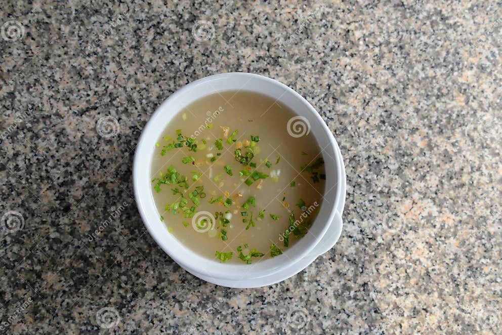Mush on cup breakfast stock image. Image of fish, rice - 52822775