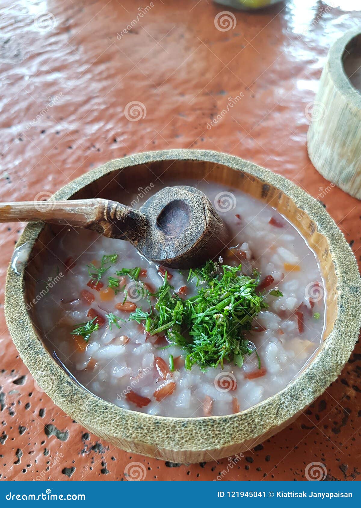 Mush in thai stock image. Image of bowl, view, vegetable - 121945041