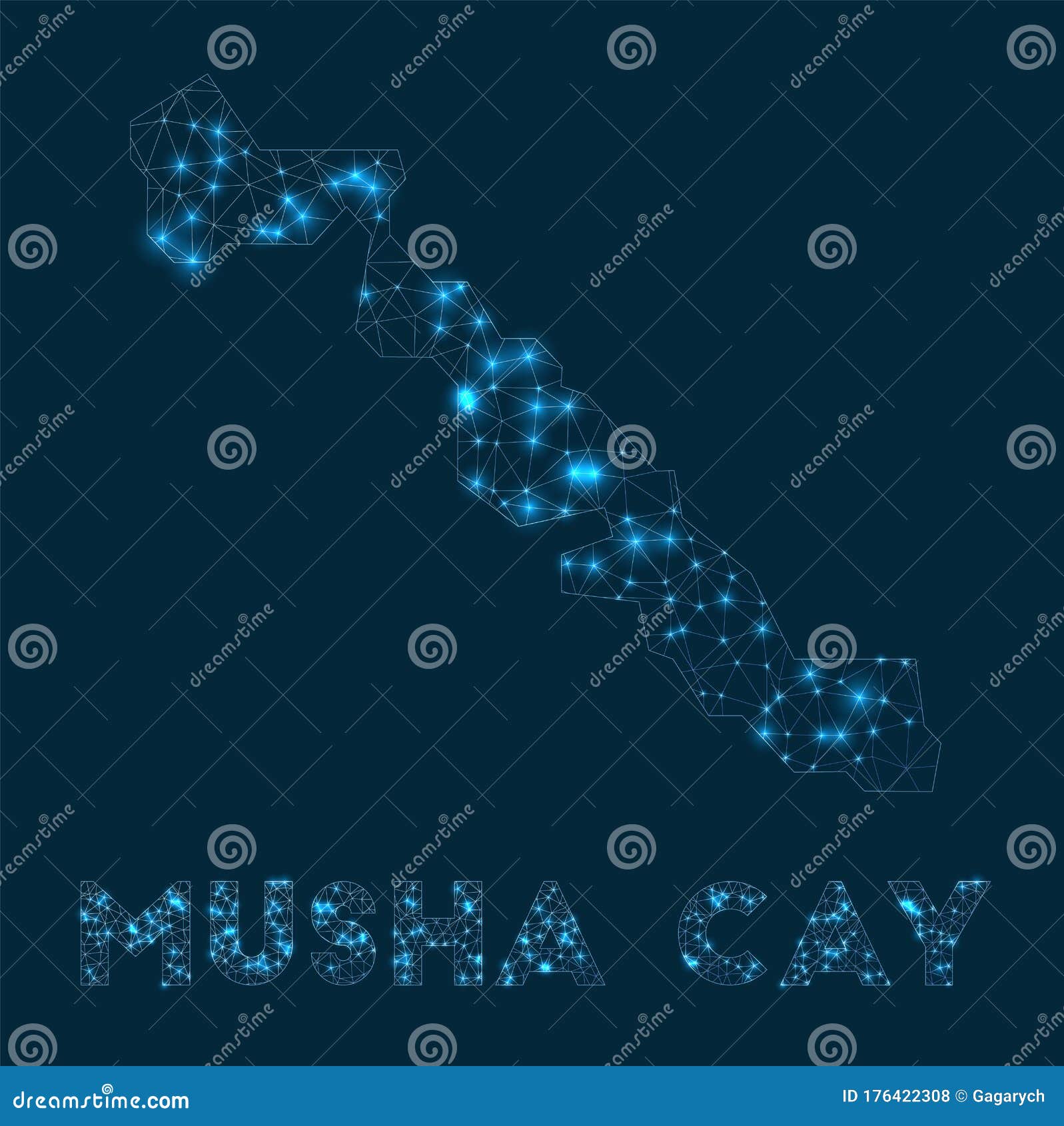 Musha Cay network map. stock vector. Illustration of line - 176422308