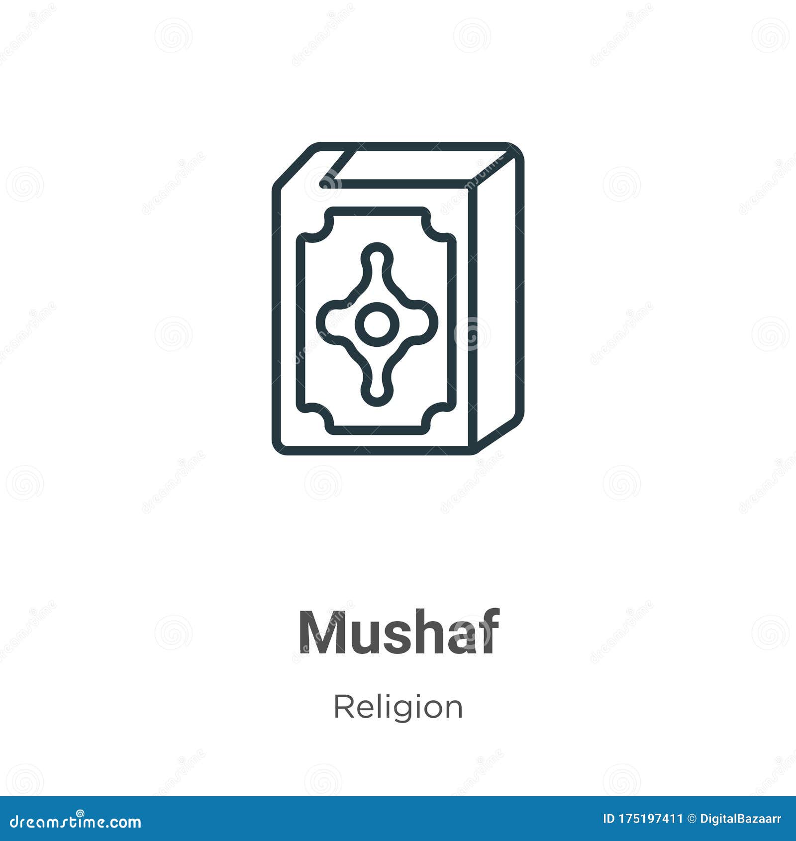 Mushaf Icon. Trendy Mushaf Logo Concept On White Background From Vector ...