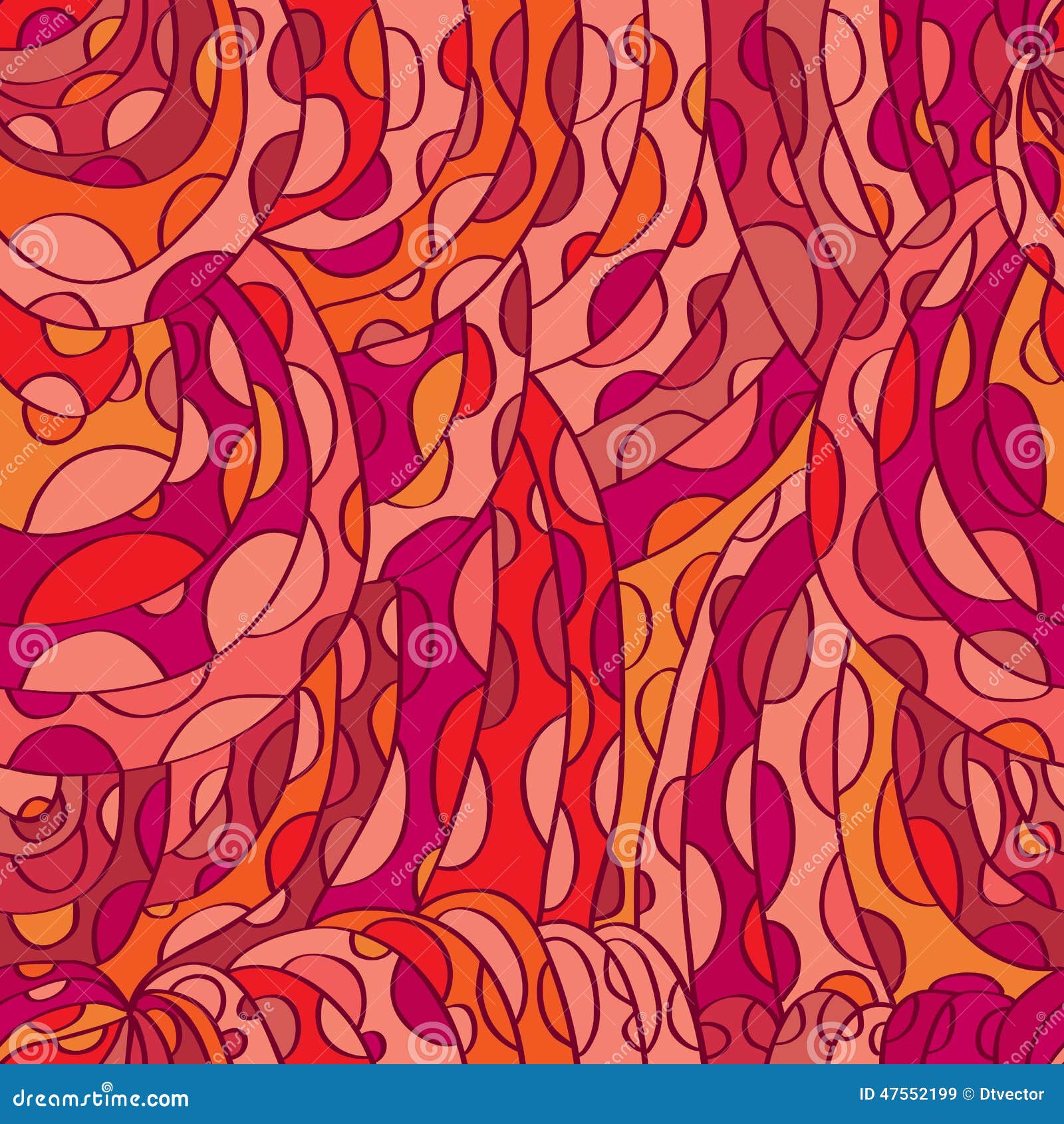 Mushroom Abstract Seamless Pattern Stock Vector - Illustration of ...